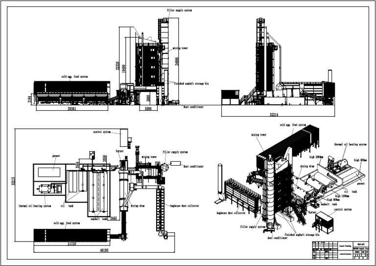 20240702, BAP2500 Asphalt Plant (Layout Drawing) | PDF