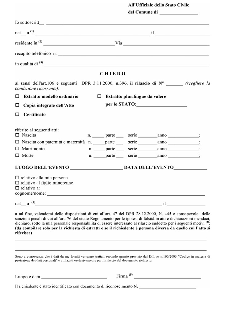 Richiesta Atti | PDF