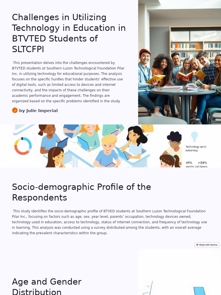 Challenges in Utilizing Technology in Education in BTVTED Students of ...