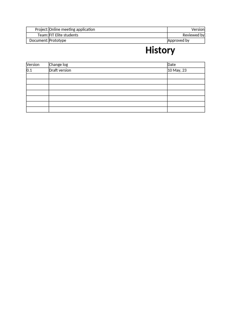 Week12 Example of Prototype | PDF