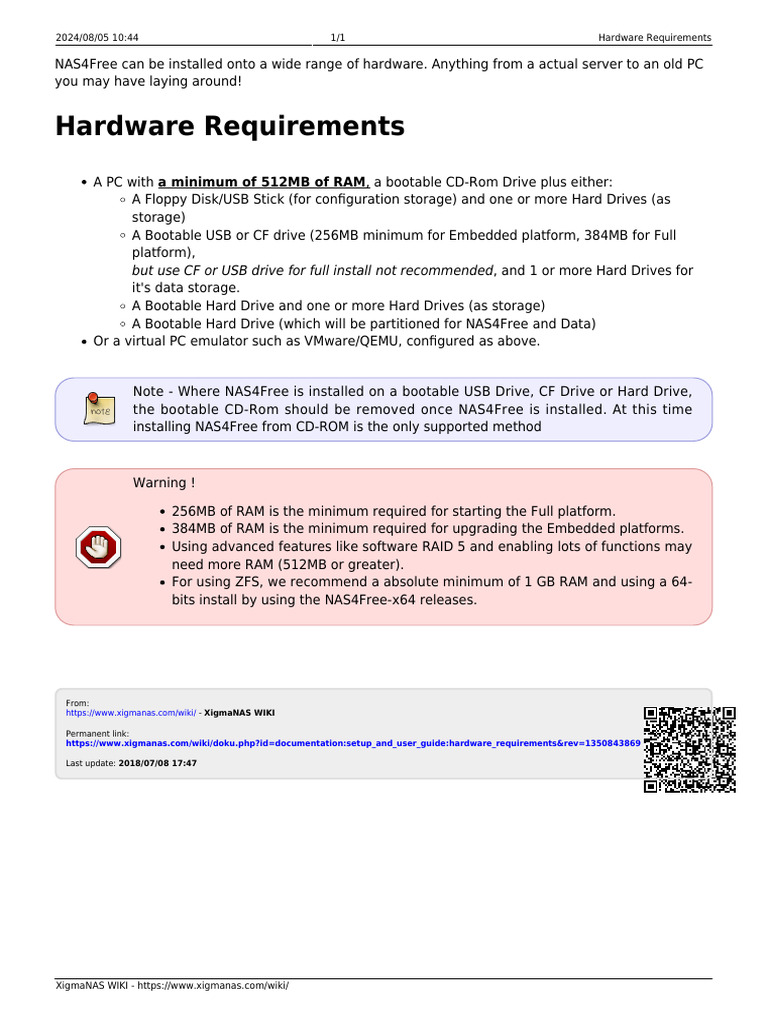 Hardware Requirements | PDF