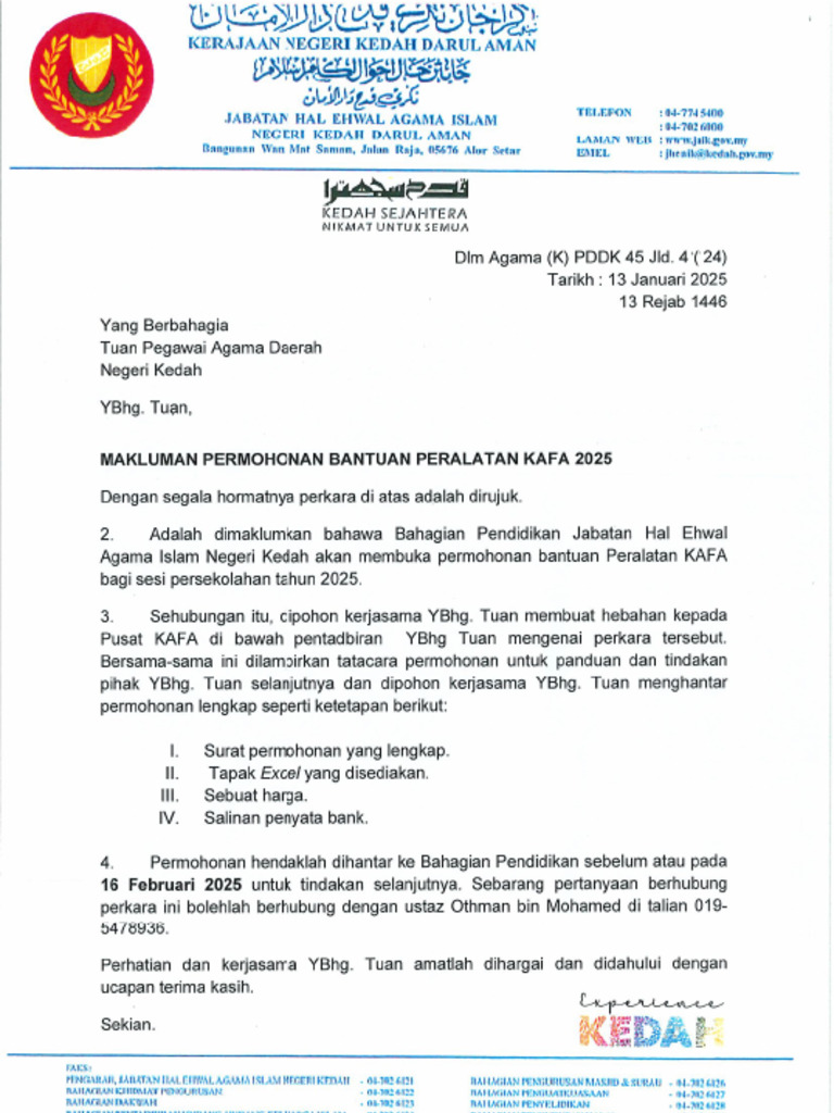 edit surat mohon bantuan | PDF