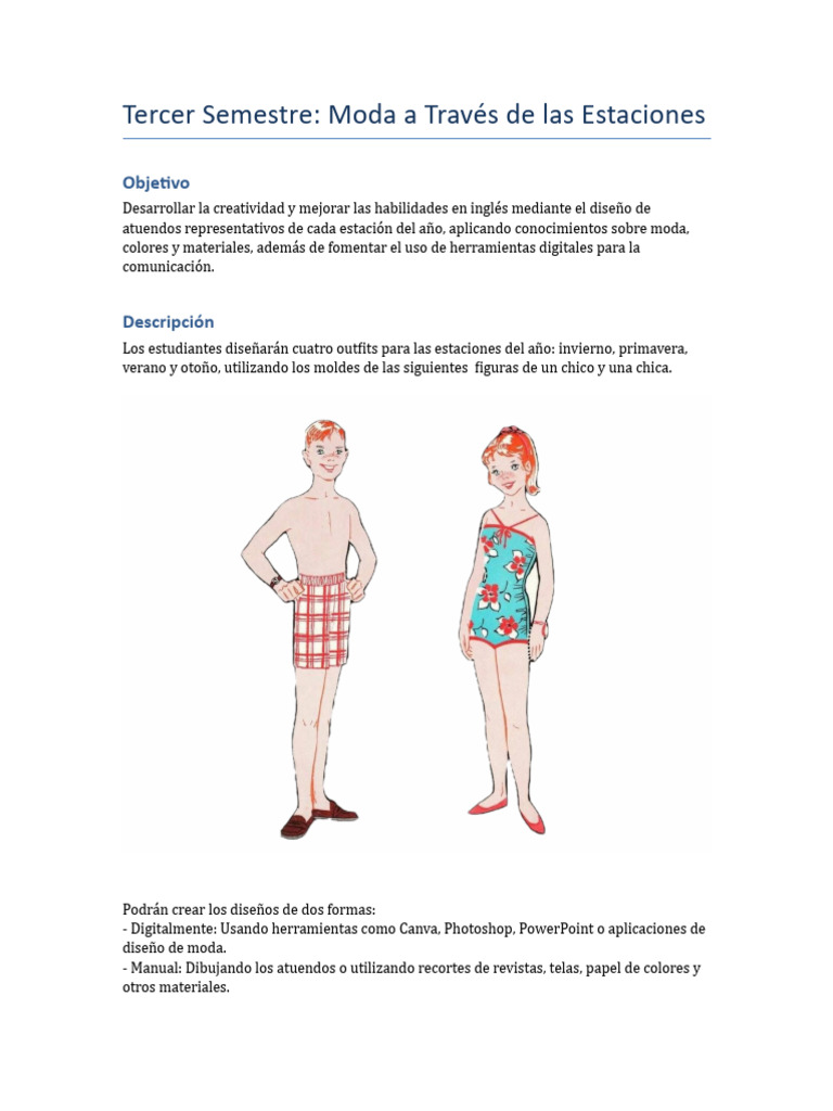 3' Fashion Through The Seasons | PDF | Ropa | Moda