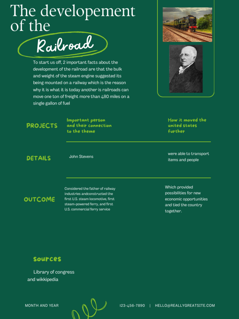 The Development of The Railroad | PDF