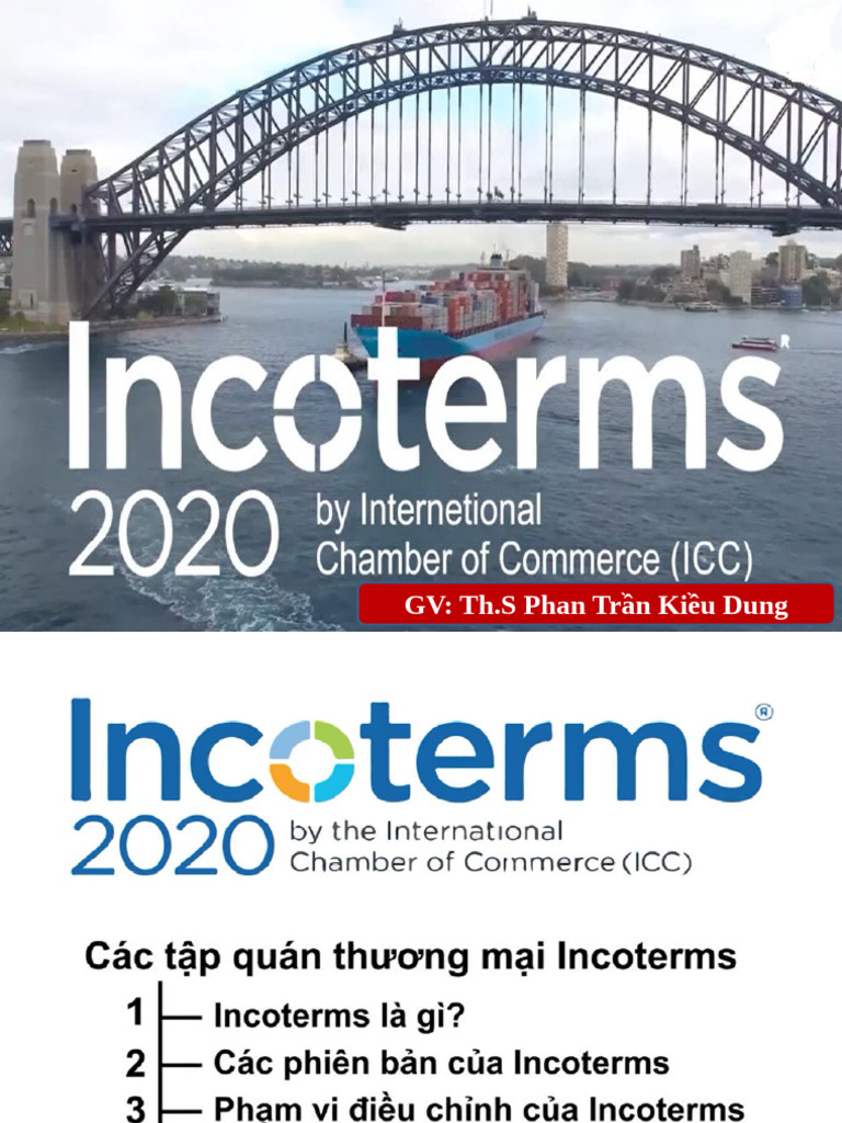 Buổi 4 - Sự khác biệt giữa Incoterms 2020 và Incoterms 2010 | PDF