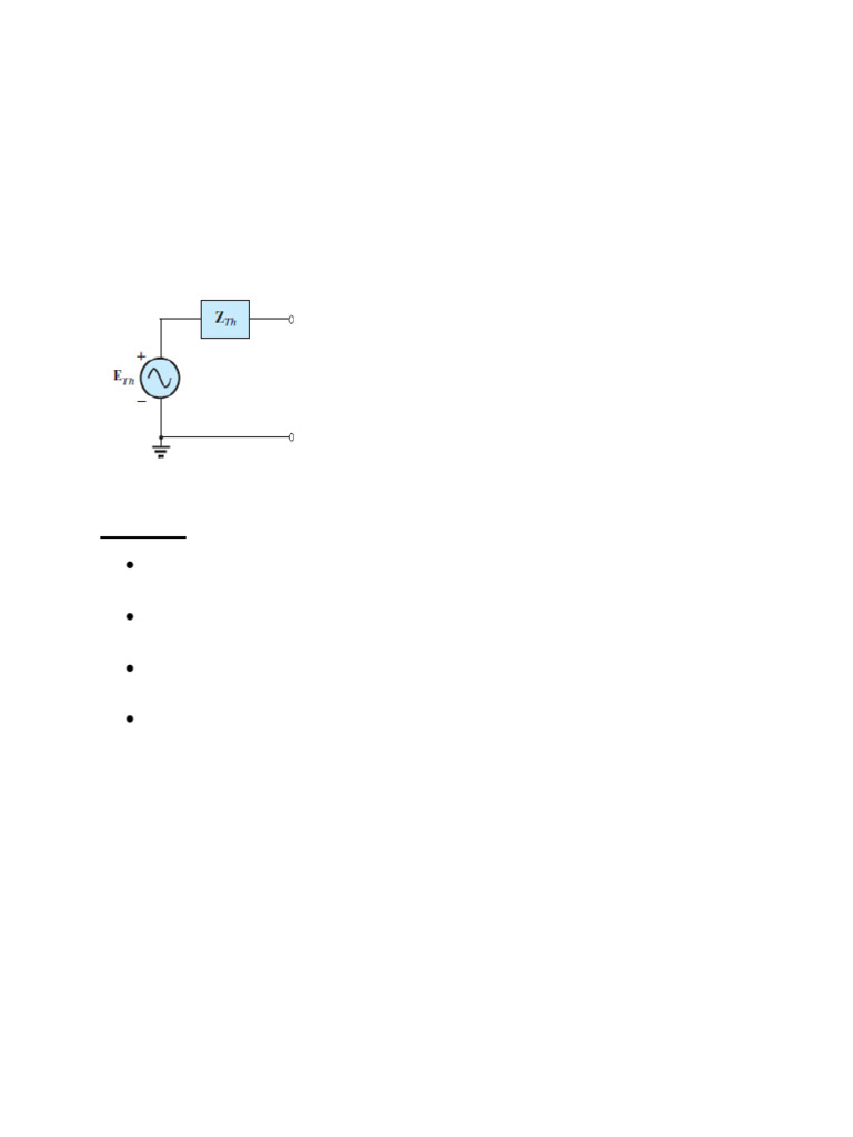 Thevenin Theorem | PDF