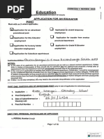 Sace Application Form | PDF | Common Law | Justice