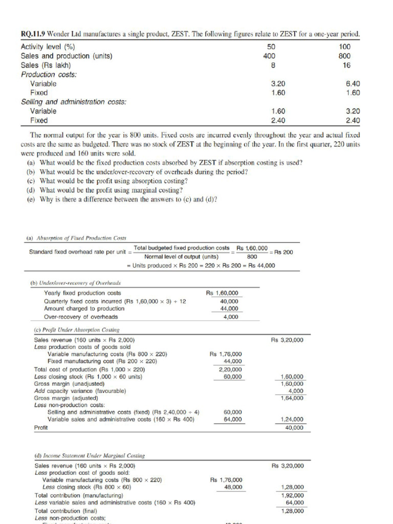 P/V Ratio and Break-Even Analysis Guide | PDF | Market (Economics ...