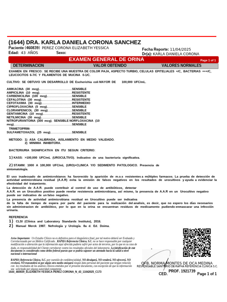 LIZBETH | PDF | Medicina CLINICA | Especialidades Medicas