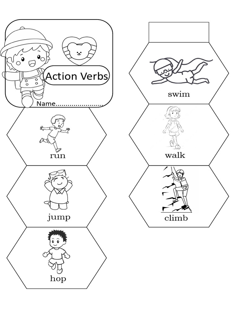 Action Verbs Project | PDF