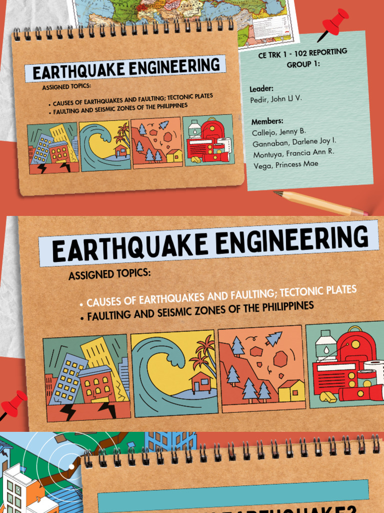 Group 1 - Earthquake Engineering | PDF | Plate Tectonics | Earthquakes