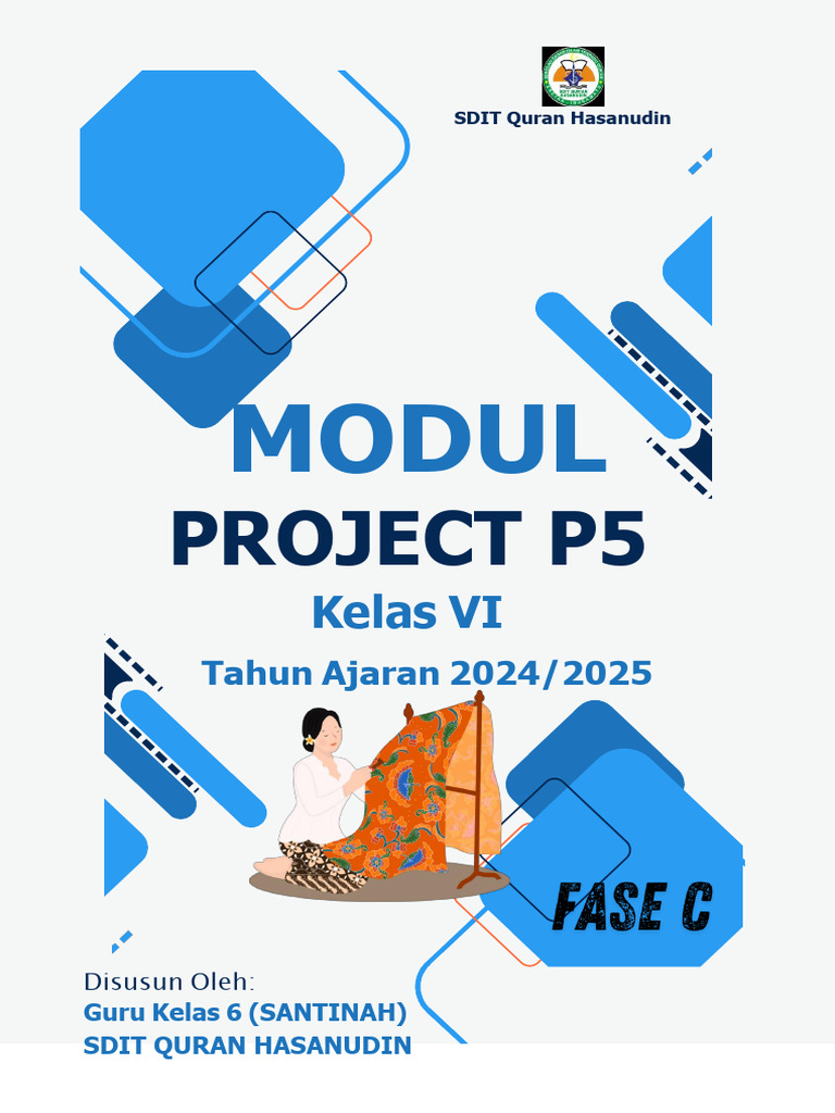 Modul Projek - Projek Membatik EcoPrint - Fase C - Kearifan Lokal | PDF