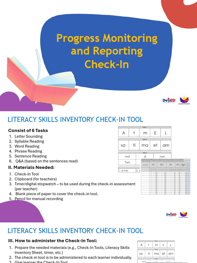 Literacy Skills Check-In Guide | PDF | Comma Separated Values | Computing