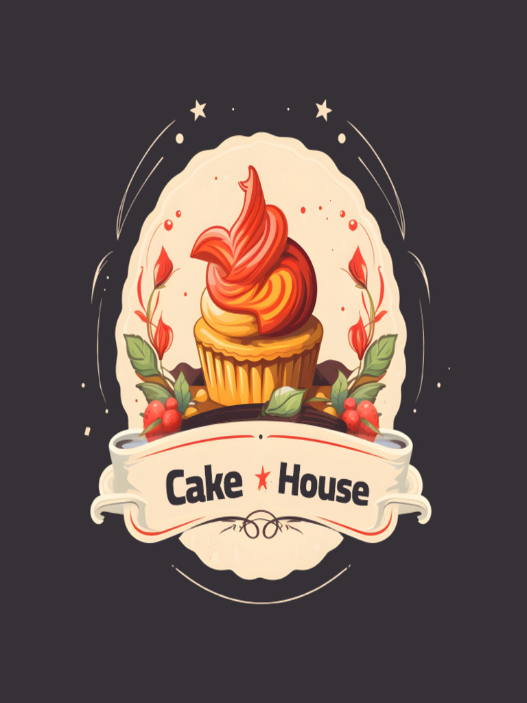 PSD Sweet Cake Logo | PDF