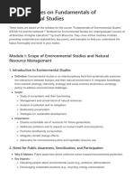 IGCSE Environmental Management Notes | PDF | Ecosystem | Agriculture