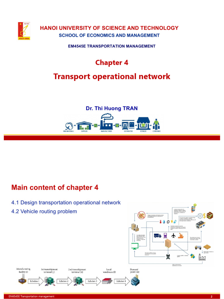 2024 Transportation MGT Ch04 Network | PDF | Mathematical Optimization ...