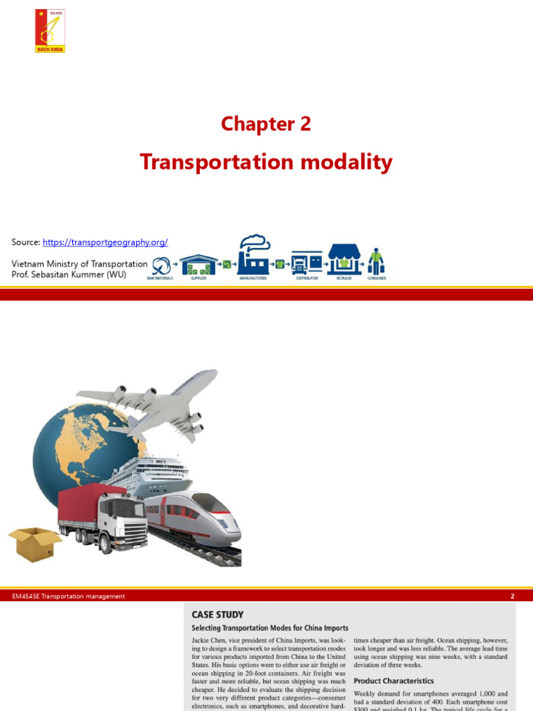 2025 Transportation MGT Ch02 | PDF | Transport | Rail Transport