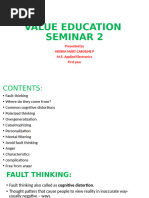 15 Common Cognitive Distortions - Mind My Peelings | PDF | Thought ...