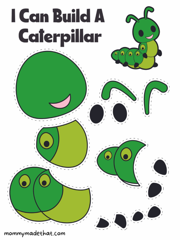 Printable Caterpillar Craft | PDF