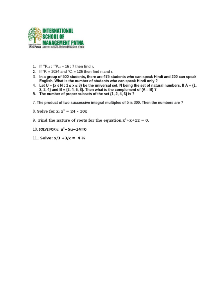 ASSIGNMENT - BBA-2 - BMS-1 Summer Vaccation 10 Question | PDF