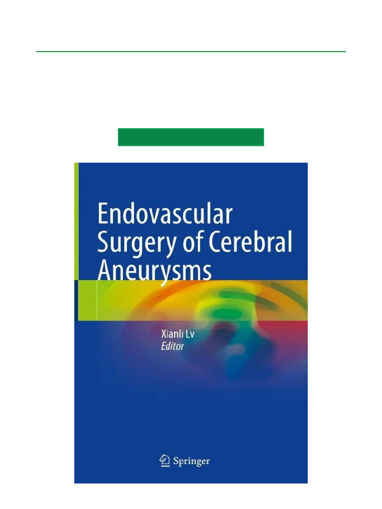 Endovascular Surgery of Cerebral Aneurysms Textbook PDF Download | PDF ...