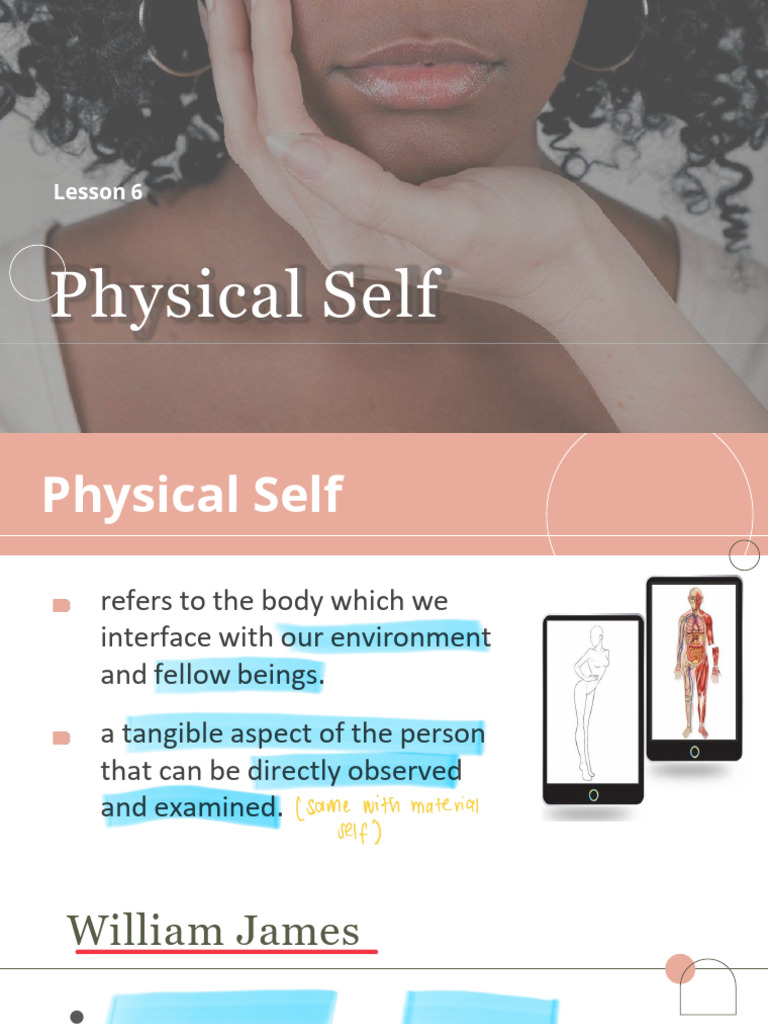 Lesson 6-The Physical Self | PDF | Self Esteem | Cognition