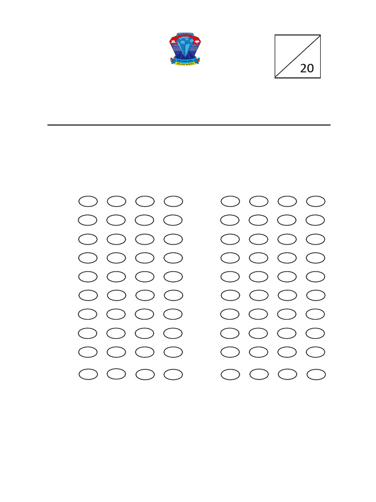 Kertas Jawapan Objektif | PDF