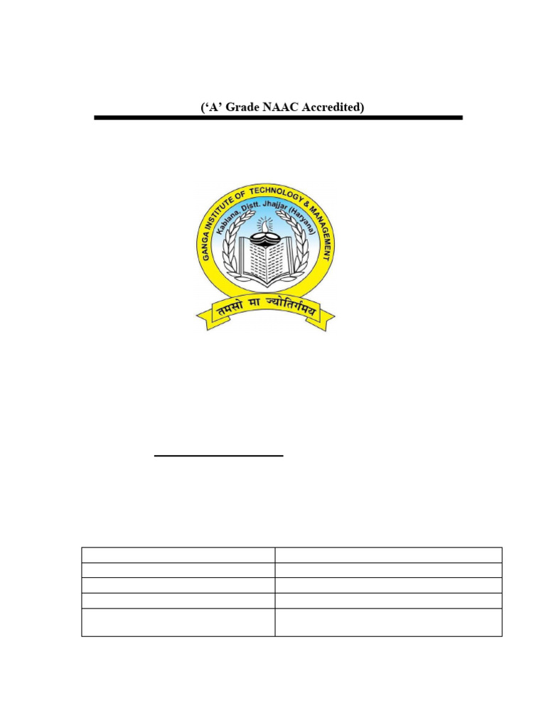 Front Page Assignment III | PDF