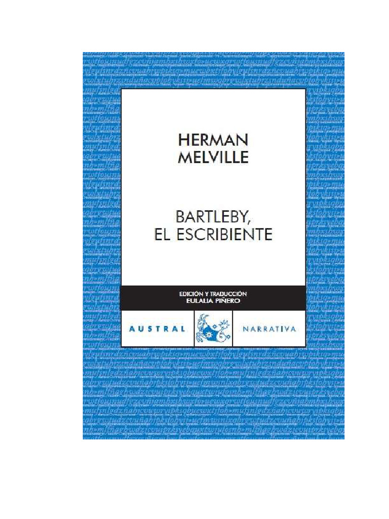 Melville, Herman - Bartleby El Escribiente | PDF | Bartleby, The Scrivener