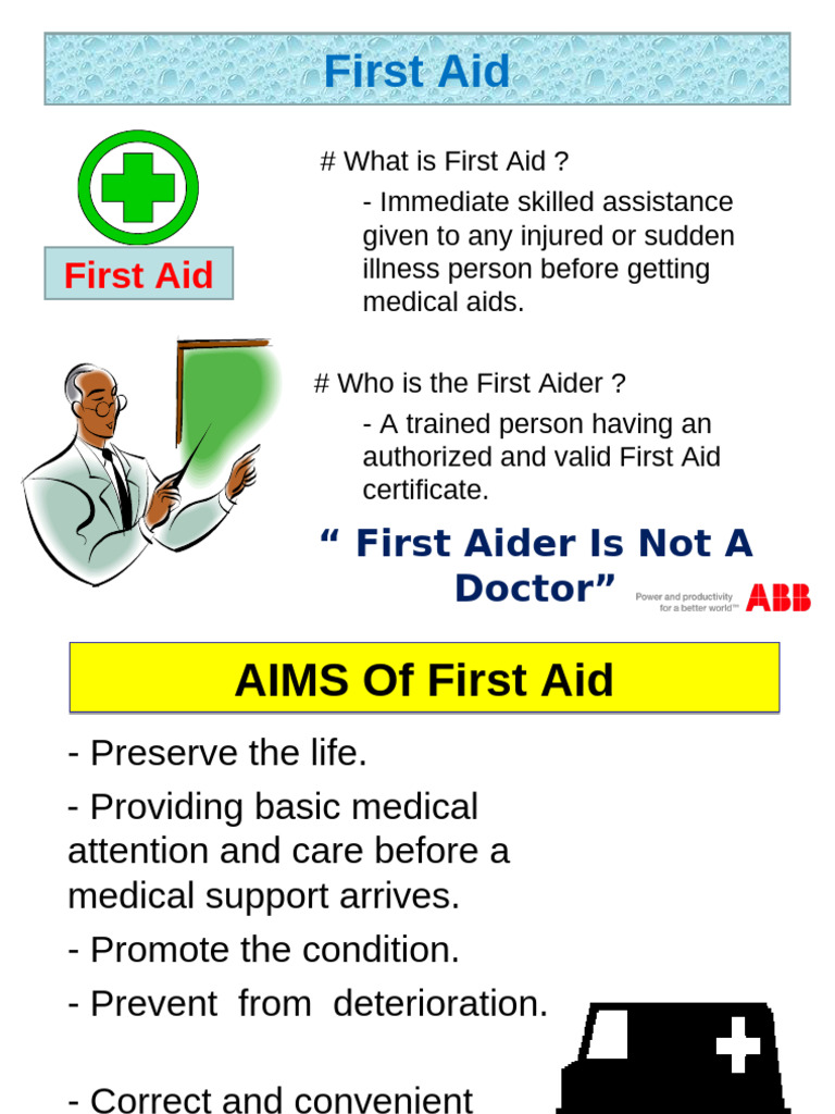 First Aid Training, Emergency Response | PDF | First Aid ...