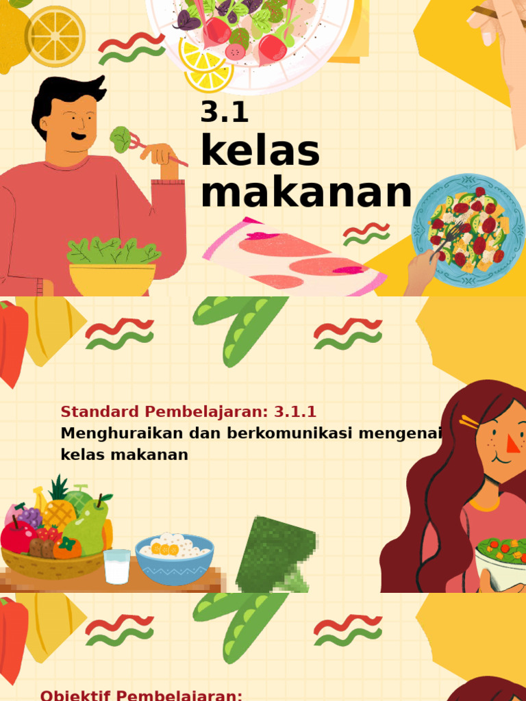 Kelas Makanan Nutrisi Sains Tingkatan 2 | PDF