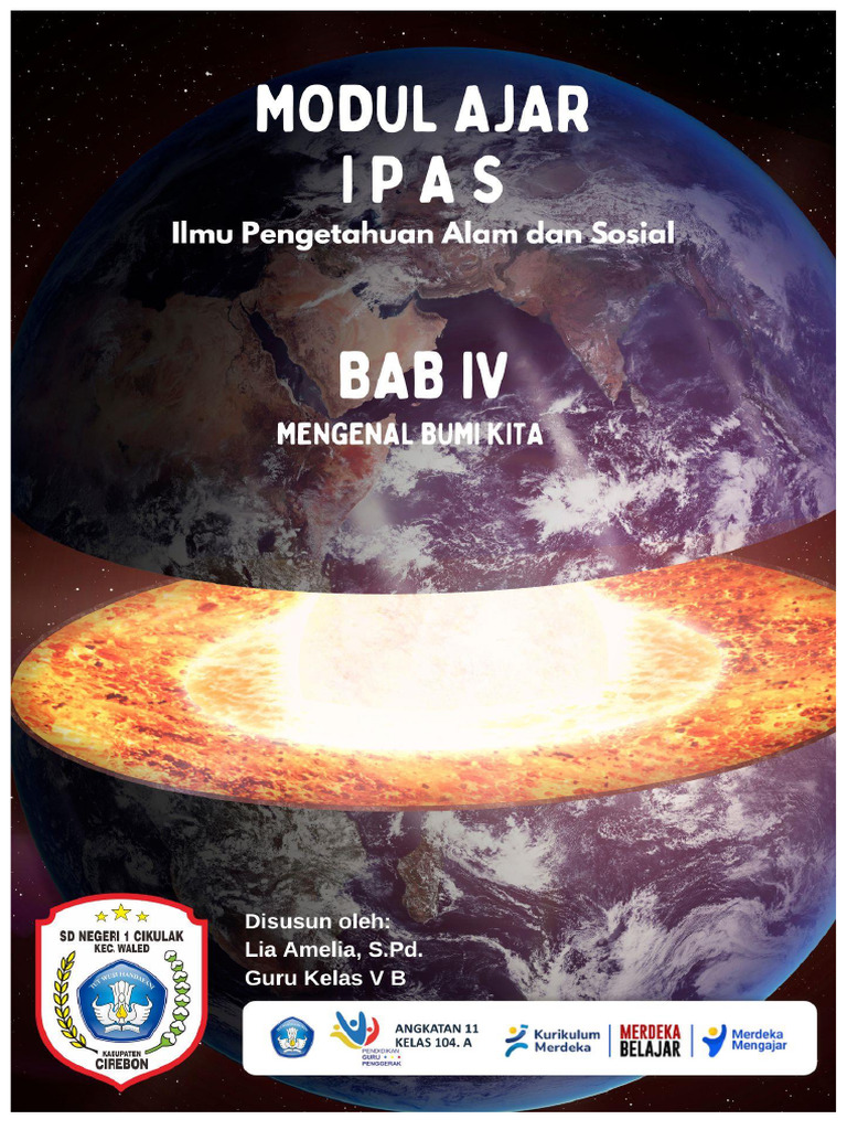 Modul Ajar IPAS - Kelas 5 Fase C - Berkenalan Dengan Bumi Kita | PDF