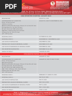 Semester 01 ODL Academic Calendar | PDF | Academic Term | Academia