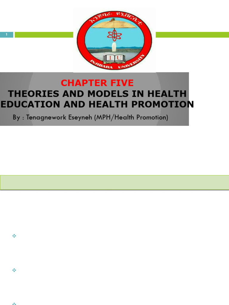 5 CHAPTER 5 Theory and Model in HE & HP | PDF | Cognition | Psychological Concepts