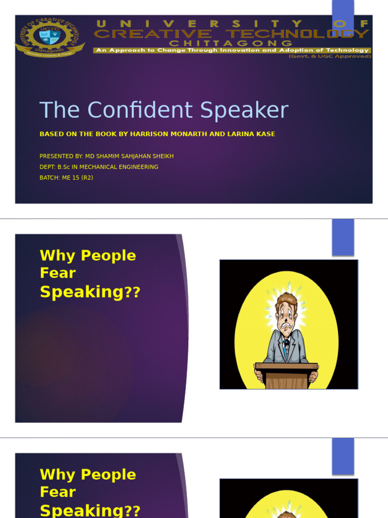 Mastering Confident Public Speaking | PDF