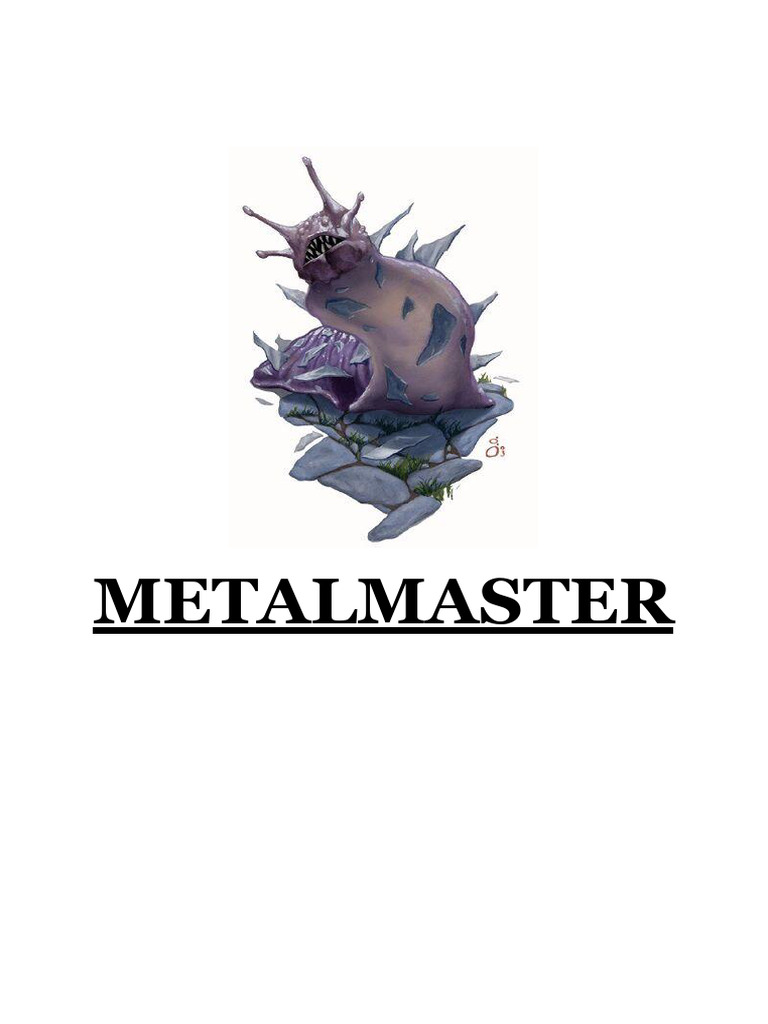 Metalmaster: D&D 5E Creature Stats | PDF