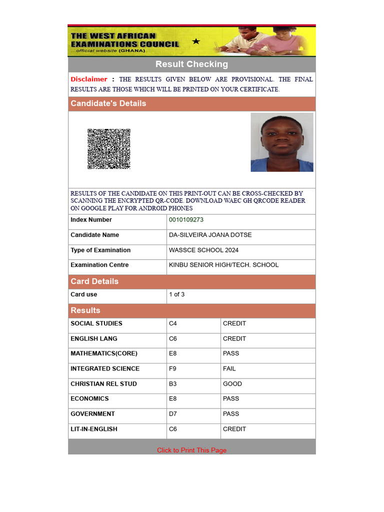 Wassce Selected Topics 2025 | PDF