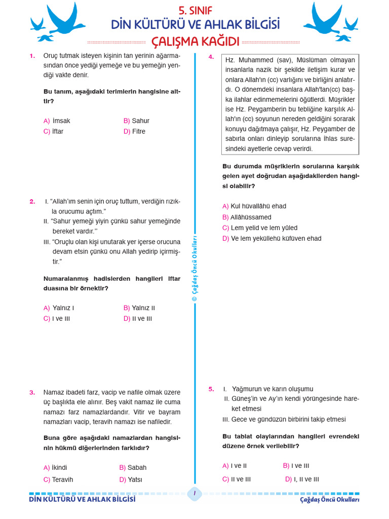09 - Calisma Kagidi | PDF