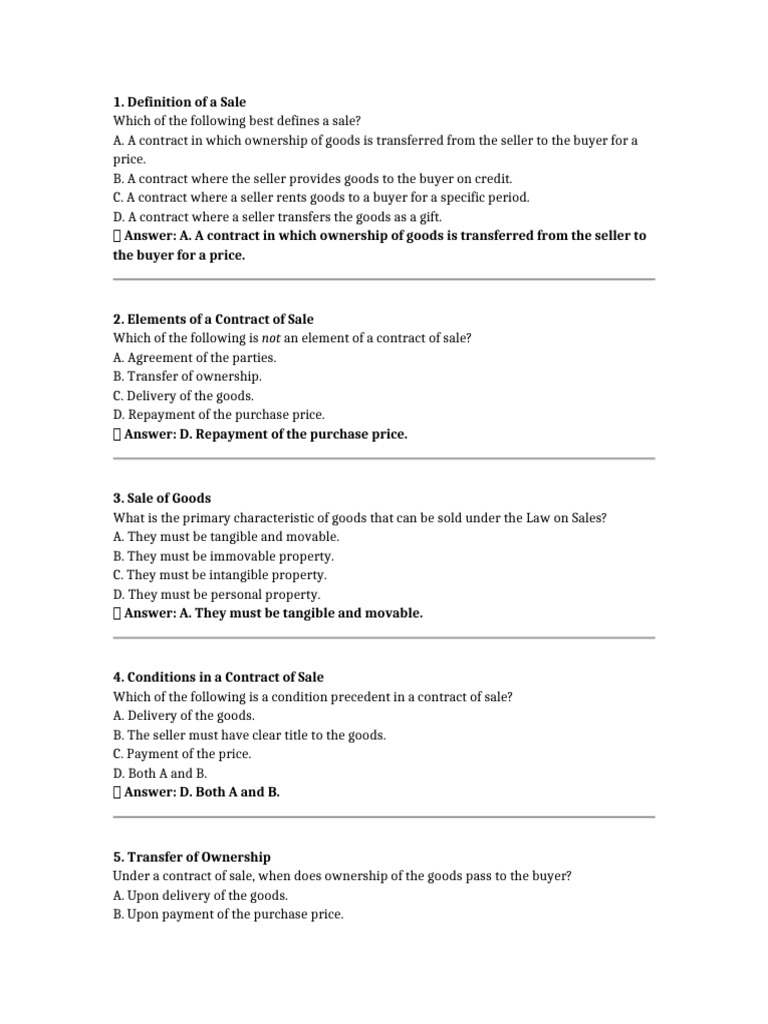 RFBT_with_Answers | PDF | Goods | Prices