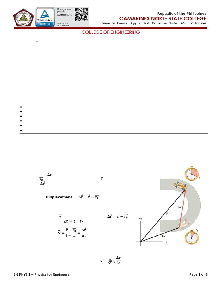 P2b - KINEMATICS (TWO DIMENSIONS) | PDF | Acceleration | Velocity