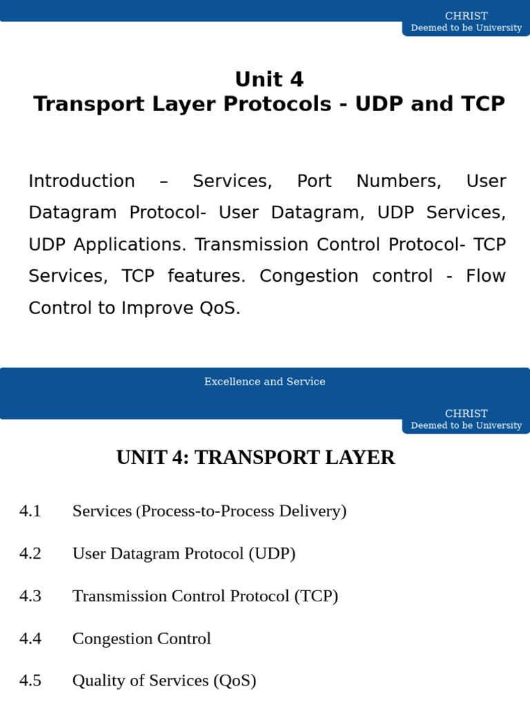 Transport Layer Protocols: UDP & TCP | PDF | Port (Computer Networking ...