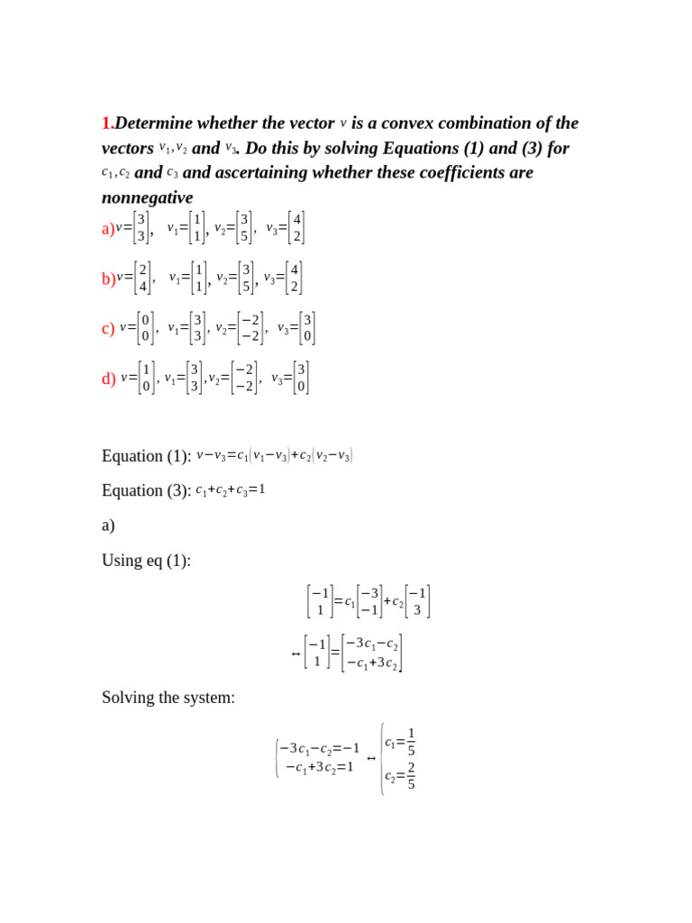 Linear Algebra Project 10.19 | PDF | Triangle | Geometry