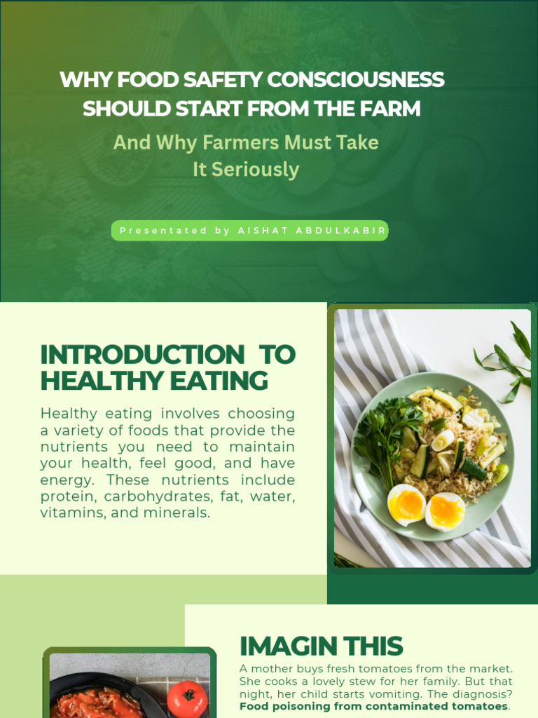 Food Safety Presentation | PDF | Agriculture | Food Safety