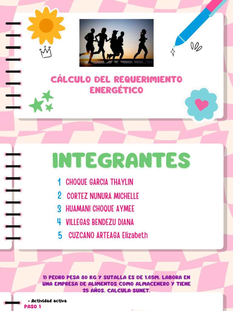 Cálculo del TMB y requerimientos energéticos | PDF