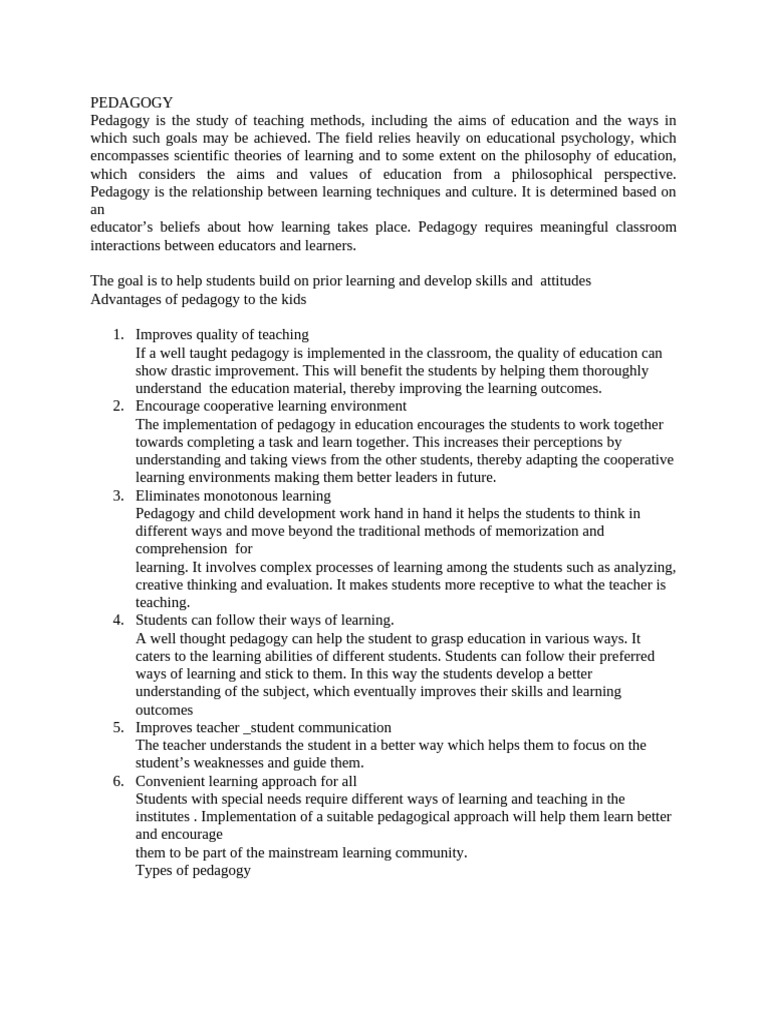 PEDAGOGY CBC Approaches 1 | PDF | Inquiry Based Learning | Pedagogy