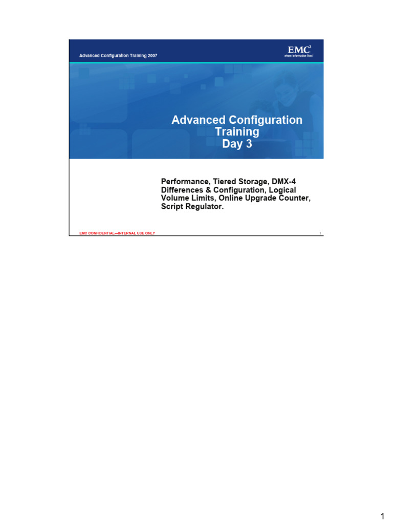 Advanced Configuration 2007 Rev B.00 Day 3 | PDF | Computer Engineering | Computing