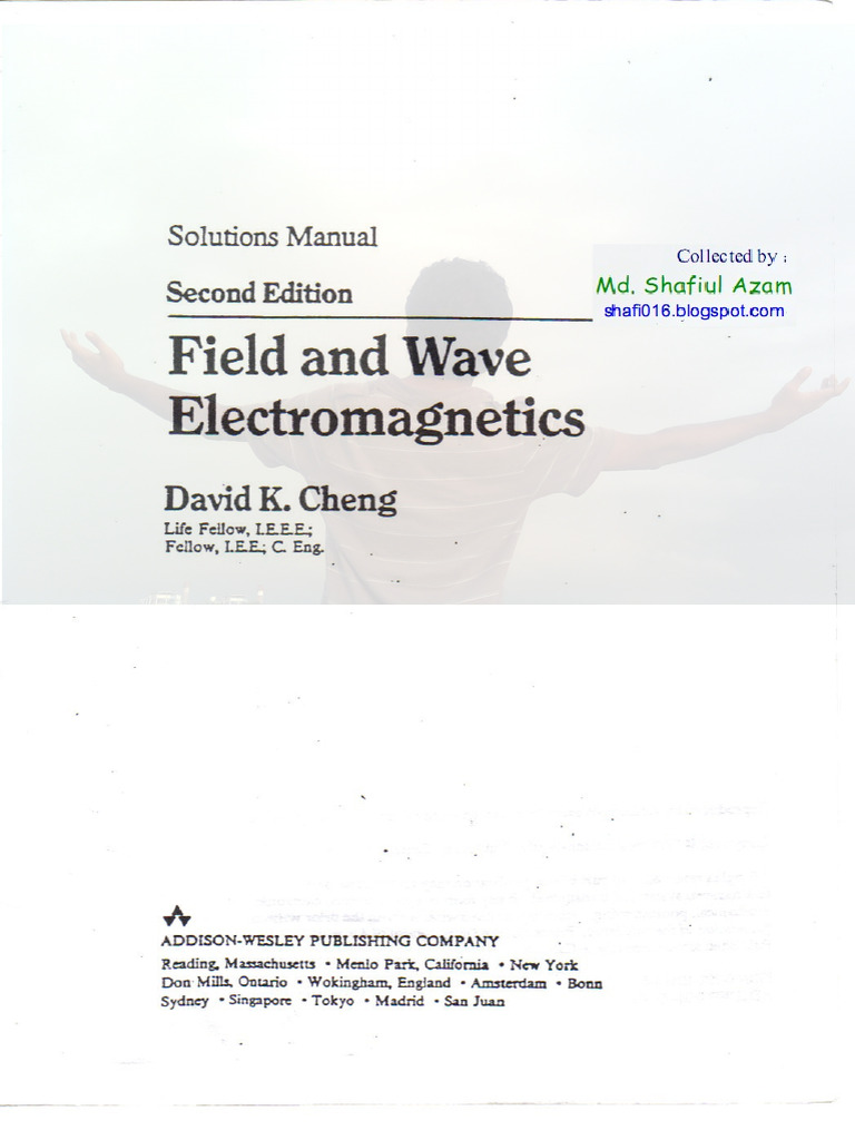 Field and Wave Electromagnetics 2nd Ed D | PDF