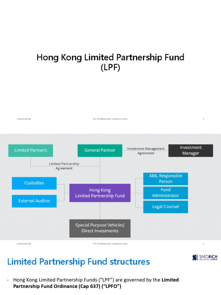 Hong Kong Limited Partnership Fund Overview | PDF | Partnership ...