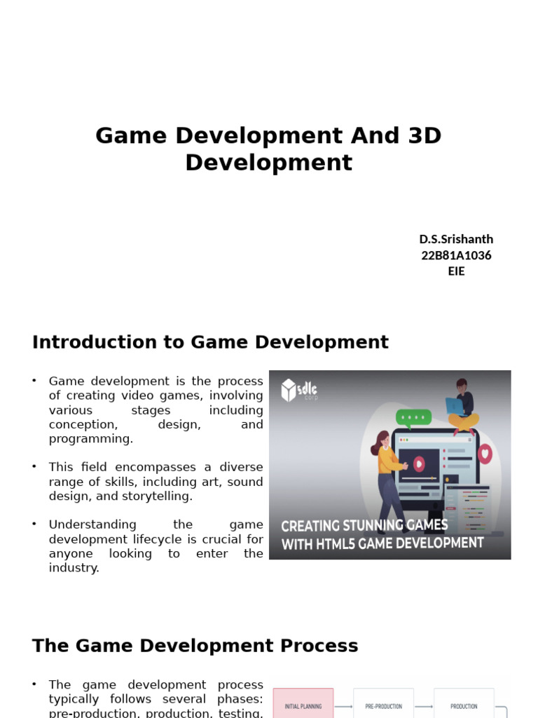 Game Development and 3D Development | PDF | 3 D Computer Graphics ...