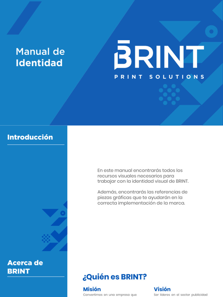 MANUAL BRINT Badillo 1 | PDF | Color | Diseño de comunicacion